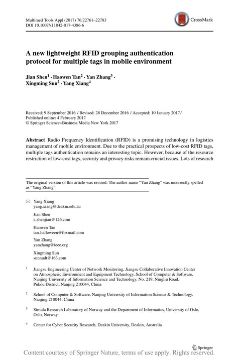 A New Lightweight Rfid Grouping Authentication Protocol For Multiple