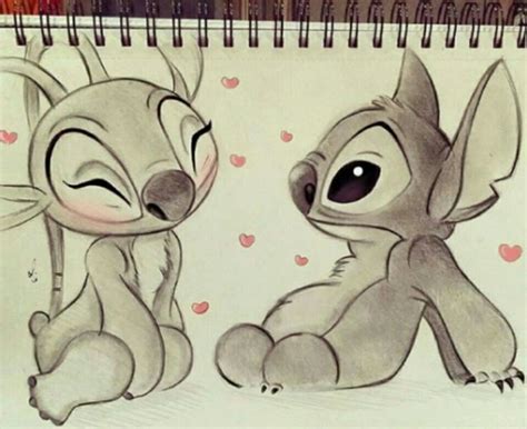 Disney Cartoon Couple Drawings