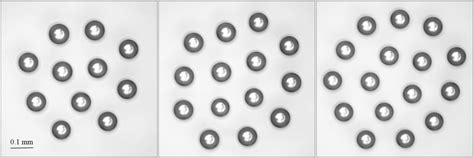 Typical Small Clusters Of Nearly Identical Droplets Clusters Of 11 14