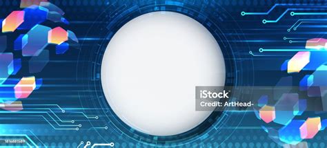 추상적인 미래 지향적인 디자인 공상 과학 동적 선 벡터 그림입니다 하이테크 디지털 기술 개념입니다 파란색 배경에 높은 컴퓨터 기술의 그림입니다 0명에 대한 스톡 벡터 아트