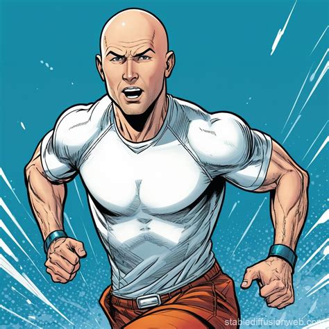 A Bald Guy Running Stable Diffusion Online