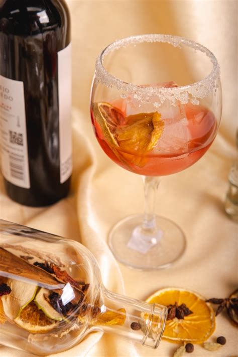 Botella Con Mezcla Para Preparar Sangría Gin Mix