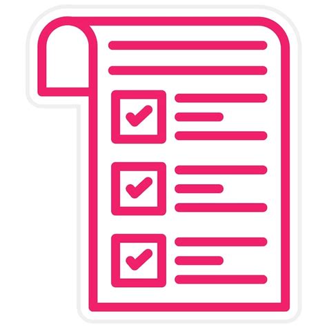 Vector Design Survey Icon Style Premium Vector