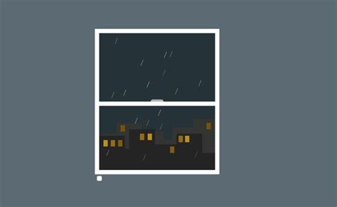 CSS Window Rain Blind Open Close Animation Lena Design