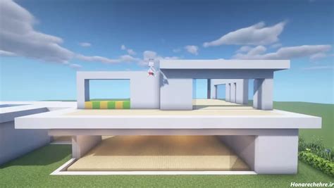 30 عکس از خانه زیبا در ماینکرافت با طراحی خلاقانه