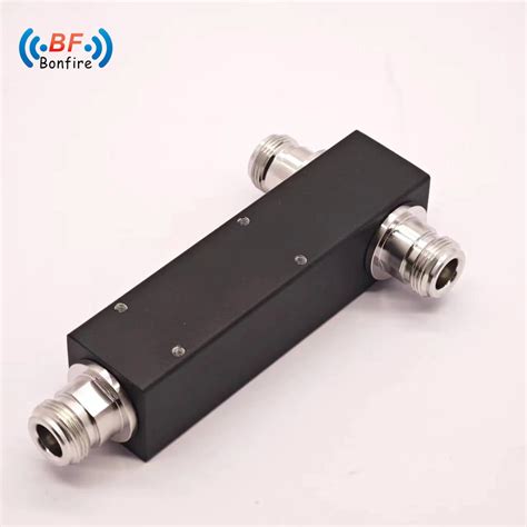 Customized 5000 6000mhz Wideband 2 Way Power Splitter Rf Frequency Divider N Female Power