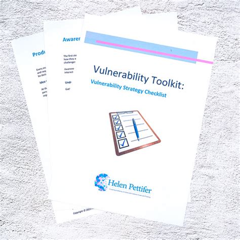 Vulnerability Strategy Checklist Helen Pettifer