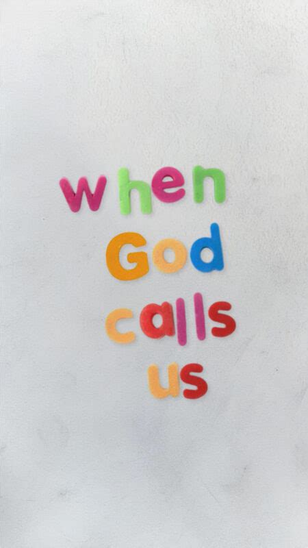 When God Calls Us Sunday Social
