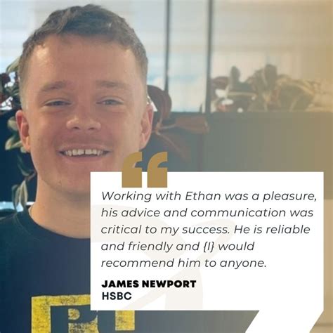 Ethan Simpkin On Linkedin It Was A Pleasure Helping James 😁 It Was A Pleasure Working With James