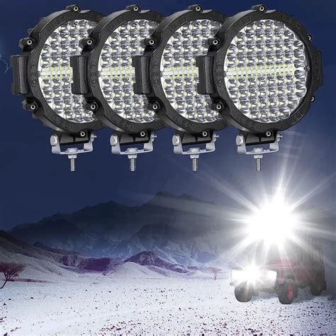 Round Led Light Pods Led Offroad Driving Lights 12v 24v Led Temu