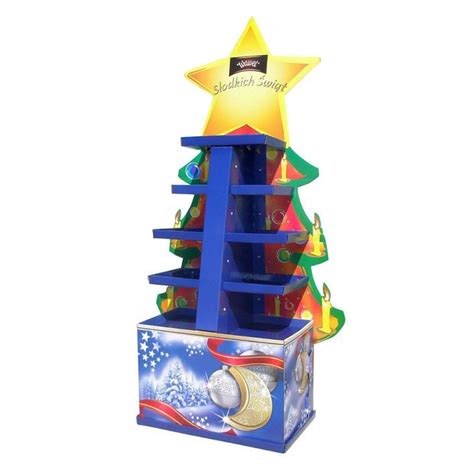 크리스마스 트리 디스플레이 골 판지 스탠드 제조 업체 및 공급 업체 중국 공장 Jiechuang 디스플레이