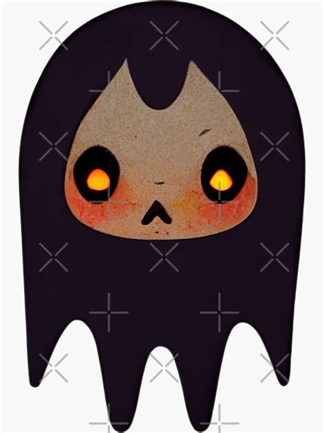 A Cute Ghost Yokai Spirit Sticker For Sale By Qmedda Redbubble