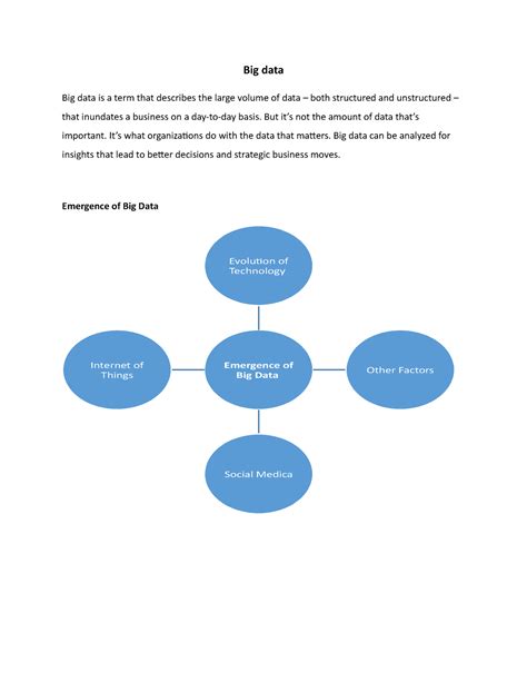 big data session 1 lecture notes big data big data is a term that