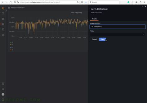 Create A Graph For Cpu Frequency Using Grafana Influxdb Part 3
