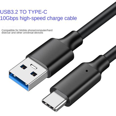 Type C Data Transfer Cable Usb3 2 Gen1 To Typec Transmission Charge Cable 10gbps Hard Disk Cable