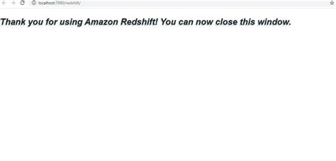 Enabling Multi Factor Authentication For An Amazon Redshift Cluster