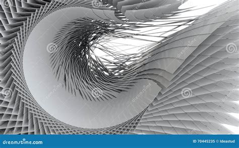 3d illustration of three dimensional matrix structure stock