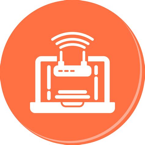 Wifi Vector Icon 20760400 Vector Art At Vecteezy