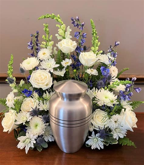 Memorial Urn Arrangement In Lebanon Oh Flowers From The Rafters
