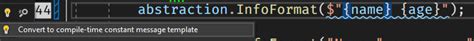 Convert To Compile Time Constant Codefix Should Cover More Cases · Issue 87 · Olshresharper
