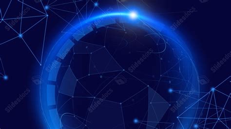 Science And Technology Earth Blue Technology Powerpoint Background For Free Download Slidesdocs