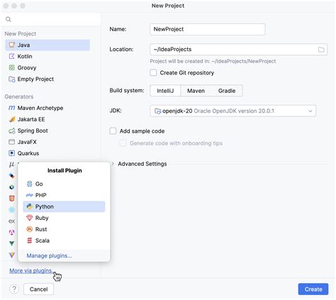 创建一个新项目 Intellij Idea 文档