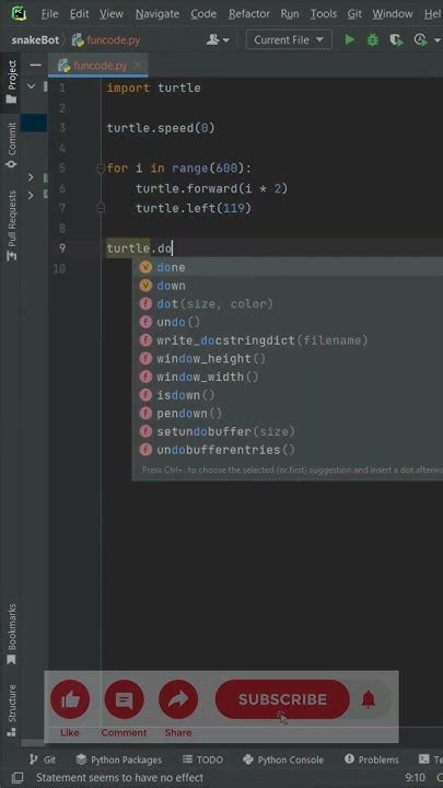 🔥python Turtle Fun 1 Amazing Rotating Graphic Design Tutorial 🐍🐢🔥 Matrixcode Shorts