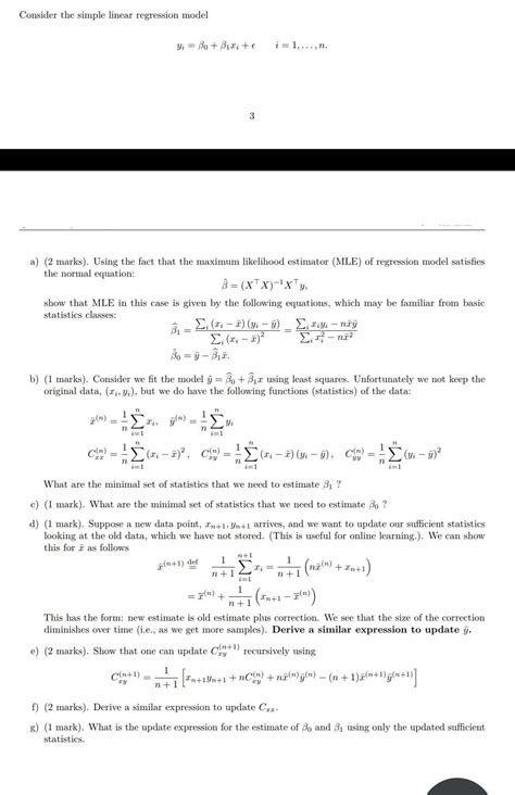 Solved Consider The Simple Linear Regression Model Yi Bo