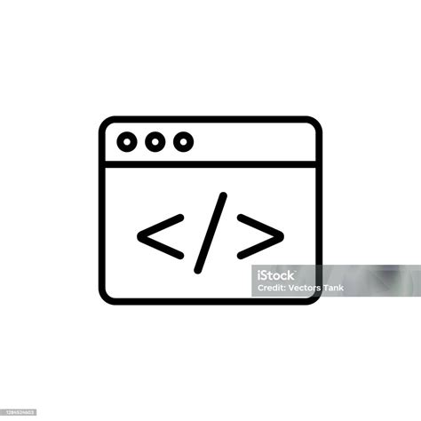 벡터의 프로그래밍 아이콘입니다 로고 코드에 대한 스톡 벡터 아트 및 기타 이미지 코드 아이콘 데이터 Istock