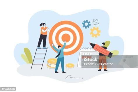 플랫 벡터 일러스트레이션을 함께 프로젝션하는 사람들 형광펜에 대한 스톡 벡터 아트 및 기타 이미지 형광펜 모임 비즈니스 Istock