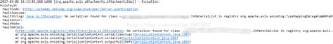 使用webservice报：no Serializer Found For Class ××× In Registry Orgapache