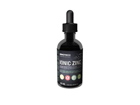 Liquid Ionic Zinc 60 Ml Innotech Nutrition Solutions