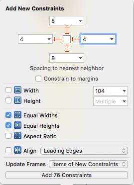 Uibutton How To Autolayout In Xcode Buttons Filled With Different Sized Images Stack Overflow