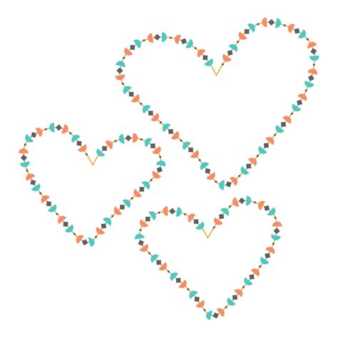 Premium Vector Valentine Symbol Love Design Decorative Love Shape