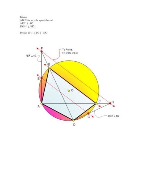 Solved Given ABCD Is A Cyclic AEF AC DGH BDProve FH Chegg