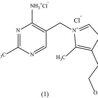 The Ir Spectrum Of Fresh Thiamine Hydrochloride Vb1 A And Recovered