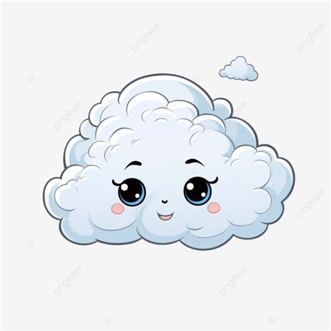 만화 속 귀여운 구름 캐릭터 만화 아기 재미있는 Png 일러스트 및 이미지 에 대한 무료 다운로드 Pngtree