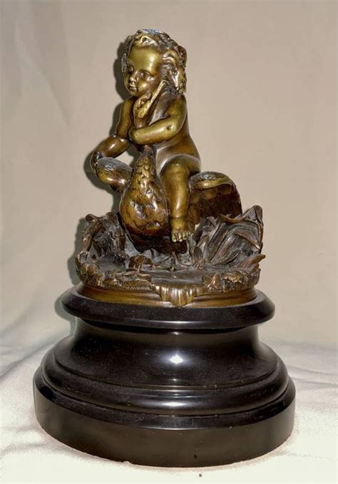 Скульптурная композиция мальчик с гусем — цена 61600 грн в каталоге