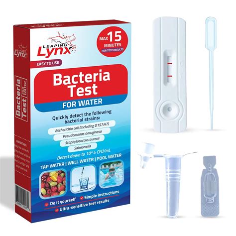 Coliform Bacteria Water Test Kit For E Coli Salmonella Legionella And Many Other Strains In