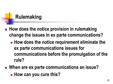 Ppt Rulemaking Powerpoint Presentation Free Download Id1305692