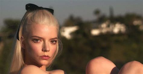 Anya Taylor Joy Wows As She Poses Topless And Discusses Musician
