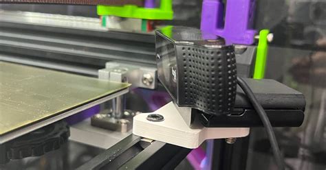 Logitech C920 Camera Mount Extended Further Back By Earl Marquez Download Free Stl Model