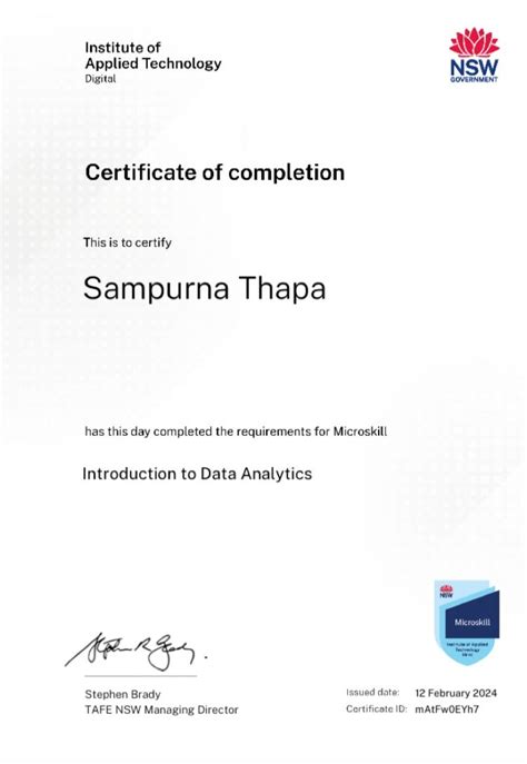 Sampurna Thapa On Linkedin Learningjourney Tafensw Ithelpdesk Itsupport Dataanalytics