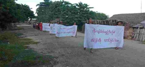 ယင်းမာပင်မြို့နယ်တွင် စစ်အာဏာရှင် တော်လှန်ရေး ချီတက် ဆန္ဒပြ Khit Thit Media