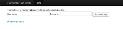 [pentesterlab Write Up] Web For Pentester Ii Authentication