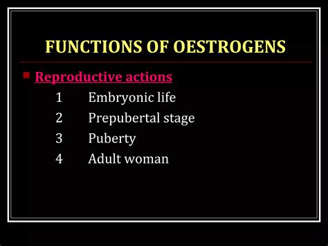 Female Reproductive Hormones Ppt