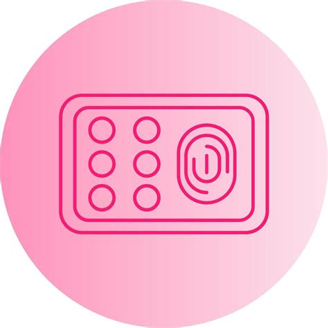 Password Gradient Circle Icon 47475022 Vector Art At Vecteezy