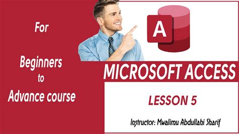 Lesson 5 Datasheet Formatting Field Properties In Ms Acess Sida Loo