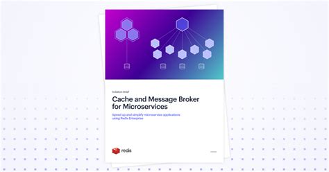 Cache And Message Broker For Microservices Redis