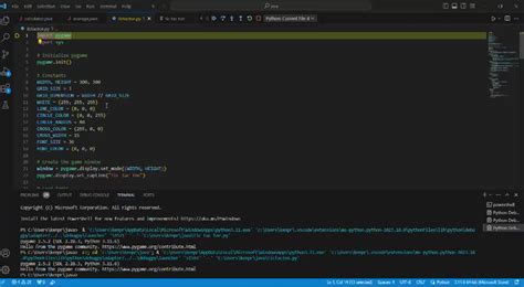 Developed A Tic Tac Toe Game In Python Kritika Choudhari Posted On